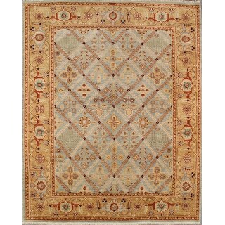 Canvello Bakhshayesh Collection Hand-Knotted Lamb's Wool Area Rug- 8'3 ...