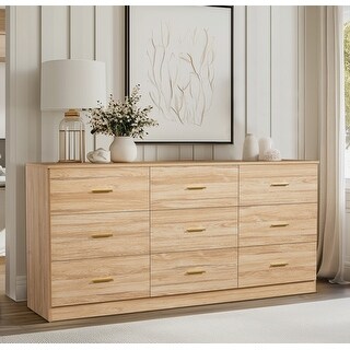 Modern 9-Drawer Dresser Chest with Ample Storage - Bed Bath & Beyond ...