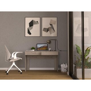 Compact Computer Desk with Two Drawers - Bed Bath & Beyond - 42530545