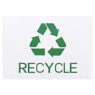 Recycle Sign Decals Recycling Trash Can Label for Waste Management ...