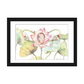 iCanvas "Lotus Blossom With A Baby, Uterus Metaphor, Floral Anatomy" by ...