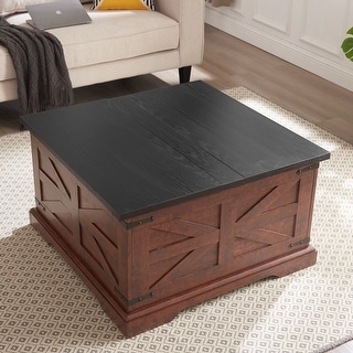 Square Storage Coffee Table with 4 Drawers - Bed Bath & Beyond - 40373356