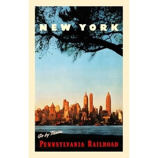 Pale Dusk Light Plays Off Of The Hudson River And A 1950S New York ...