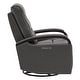 Spruce & Spring Regan Leather Power Recliner Swivel Glider Rocker with ...