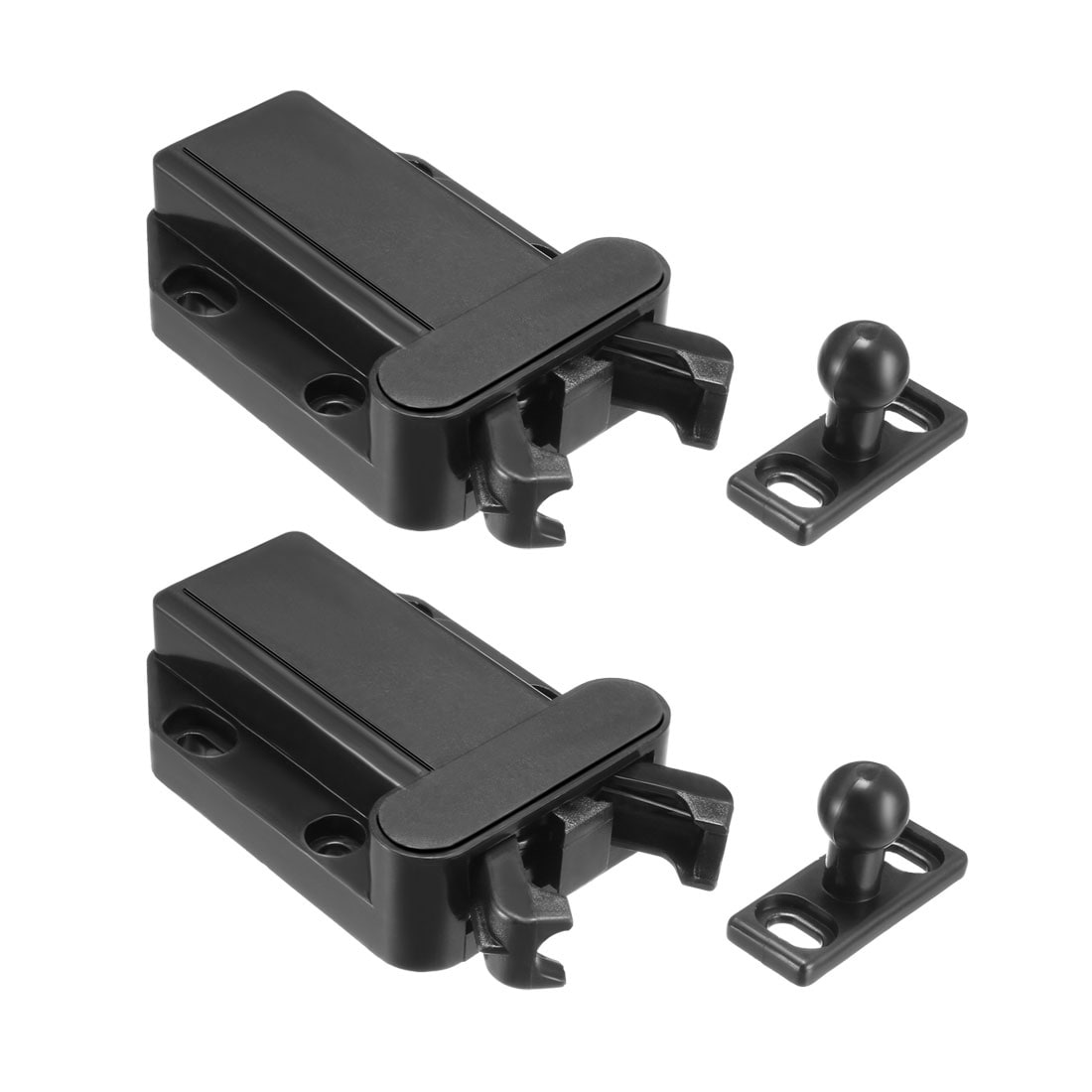 Cabinet Cupboard Spring Press Open Door Catch Brass Tip Touch Push ...