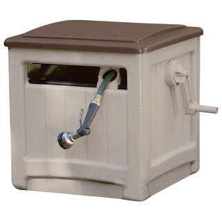 SuncastA SMT200B Smart TrakA HideawayA Hose Reel, Taupe/Mocha, 225 ...