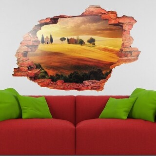 Walplus 3D View Window Tuscany Wall Sticker Decal DIY Art Home Decor ...