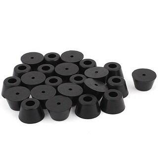 23Pcs XD2515 8 x 25 x 15mm Rubber Conical Shape Table Chair Leg Tips ...