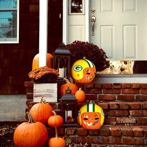 packers logo pumpkin