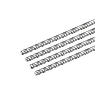 Fully Threaded Rod M6 x 150mm 1mm Pitch 304 Stainless Steel Right Hand ...