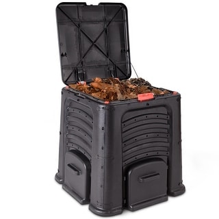 105 Gallon Garden Waste Bin Grass Food Trash Barrel Fertilizer - 32.5 ...