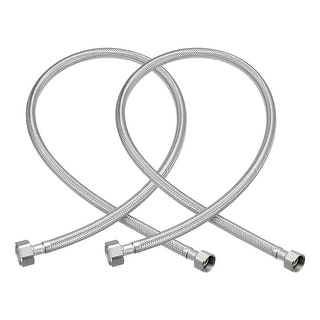 60 Inch Faucet Supply Line Connector, 2pcs 3/8" Female x 1/2" Female ...