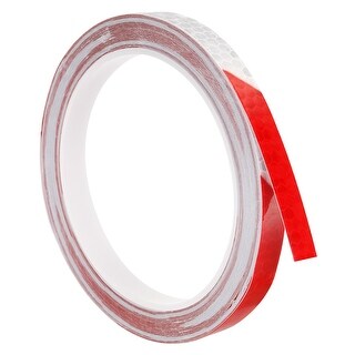 Reflective Tape, 1 Roll 26 Ft x 0.4-inch Safety Tape Reflector, White ...