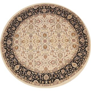 Vegetable Dye Wool/ Silk Royal Tabriz Oriental Area Rug Hand-knotted ...