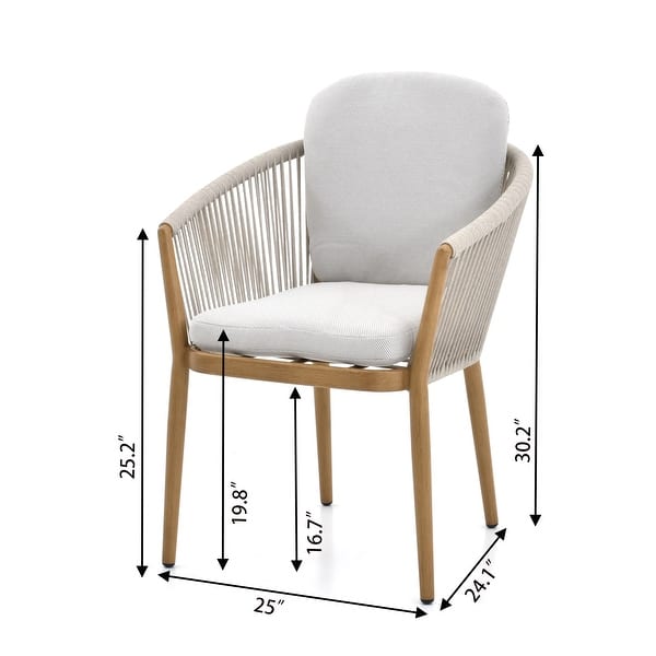 Turin Outdoor Dining Chair (Set of 2) - Bed Bath & Beyond - 40910787