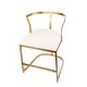 A&B Home Cavendish Gold and White Chair - Bed Bath & Beyond - 19420098