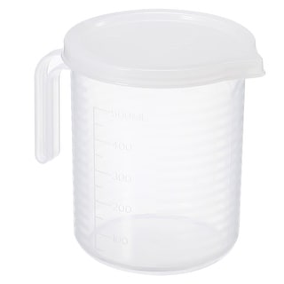 Graduated Beaker, 500ml PP Plastic Liquid Measuring Cup Double Sided ...