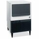 Hoshizaki KM-101BAH 88 Pound Self-Contained Ice Maker - Black/Silver ...