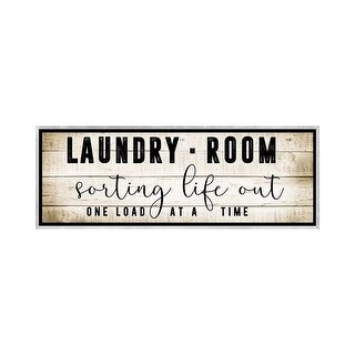 iCanvas "Laundry Room" by CAD Designs Framed - Bed Bath & Beyond - 37649442