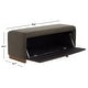 SAFAVIEH Kowal Storage Bench with Hidden Compartment - 51"W x 17"D x 19 ...