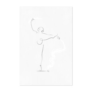 Poise Dancer Line Drawing Line Drawings Ballet Art Print/Poster - Bed ...