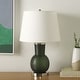 SAFAVIEH Nirav 22-inch Glass Table Lamp - 14"W x 14"D x 22"H - Bed Bath ...