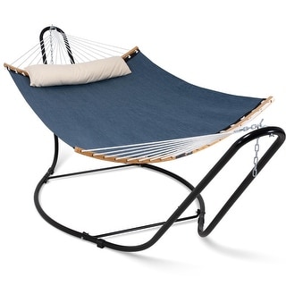 Free-Standing Outdoor Hammock, Heavy Duty Stand Alone Design with Frame ...