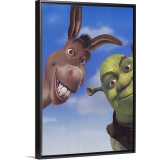 "Shrek 2 (2004)" Black Float Frame Canvas Art - Bed Bath & Beyond ...