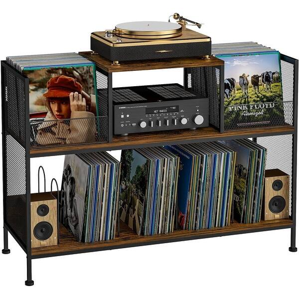 Large Vintage Record Player Table - Bed Bath & Beyond - 42656211