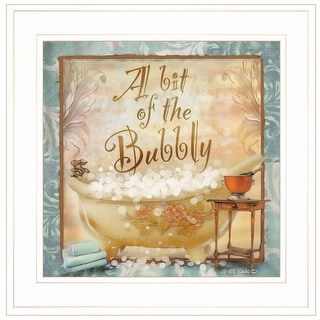 A Bit Of Bubbly 1 White Framed Print Wall Art - Bed Bath & Beyond ...