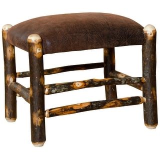Hickory Log Footstool - Bed Bath & Beyond - 33634217