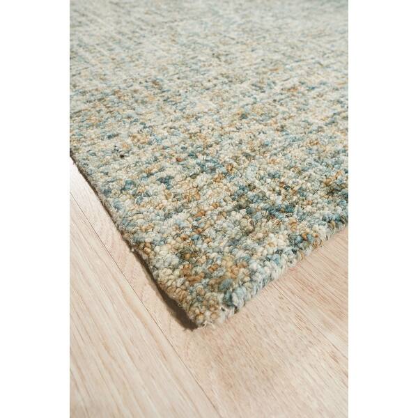 Light Green Modern Contemporary Modern Tufted Loop Area Rug - 5' x 8 ...