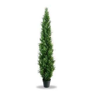 6 Foot Outdoor Artificial Cedar Tree, Fake Tree Artificial Tree with UV ...