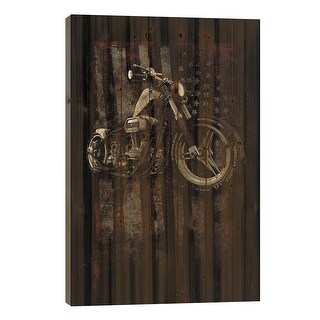 American Muscle: Motorcycle I Print On Wood by 33 Broken Bones - Multi ...