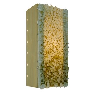 A19 Rocky 1 Light Wall Washer Sconce from the reFusion Collection - Bed ...