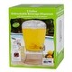 CreativeWare Beverage Dispenser With Ice Cylinder And Fruit Infuser ...
