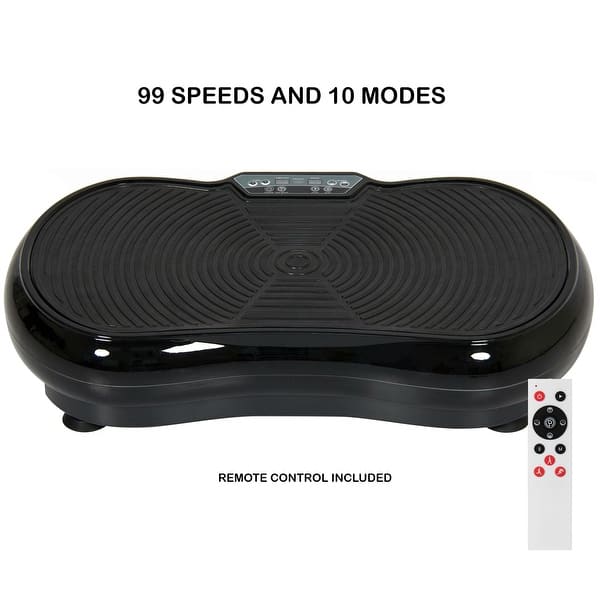 Black Full Body 99 Speed Oscillating Vibration Platform - 25"(L) x 13. ...