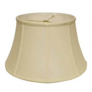 HomeRoots 18" Ivory Drum No Slub Lampshade - 18 - Bed Bath & Beyond ...