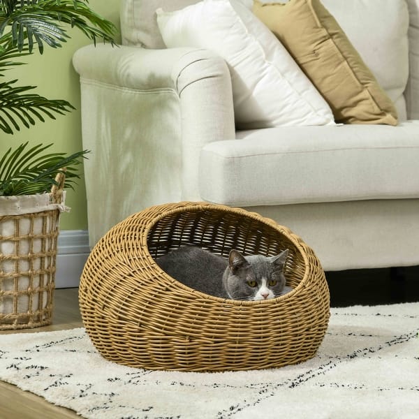 cat basket bed