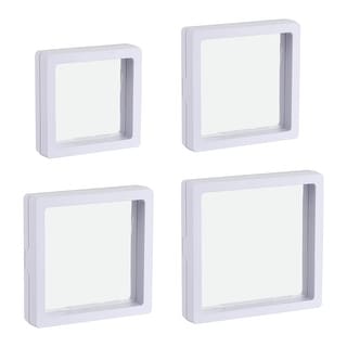 Floating Thin Film Display Box, ABS Frame Display Case Holder 12Pcs ...