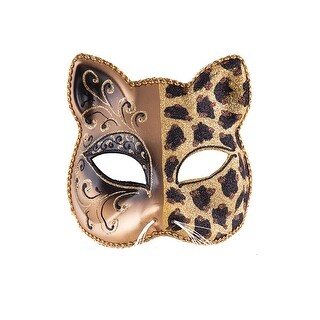 Leopard Cat Mask - Gold - Bed Bath & Beyond - 36579080