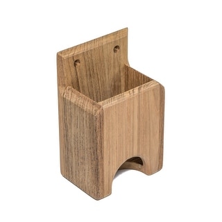 Teak Cellphone/Walkie-Talkie Rack - 3-1/4" W x 6" H x 2-3/16" D - Bed ...