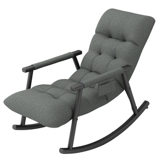 Cloth Rocking Chair Lunch Break Sofa Rocking Chair Modern Balcony ...