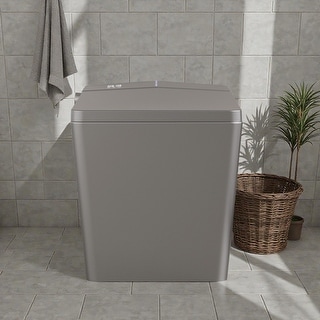 Square Smart Toilet with Built-in Tank, Auto Flush, Foot Sensor, Heated ...