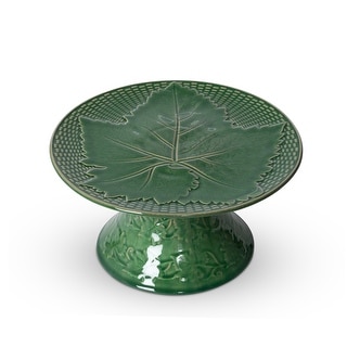 Green Glazed Cake Stand, Large - Bed Bath & Beyond - 36793596