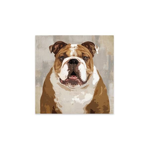 Bulldog Print On Acrylic Glass by Keri Rodgers - Bed Bath & Beyond ...