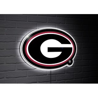 Georgia Bulldogs Team Logo LED Wall Decor Lighted Sign - Bed Bath ...