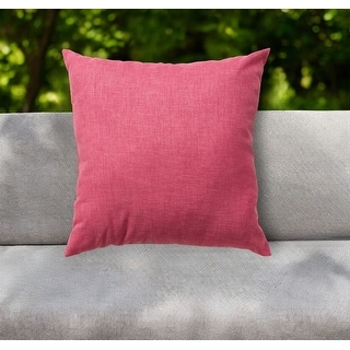 22" Hot Pink Indoor Outdoor Throw Pillow - Bed Bath & Beyond - 41142029