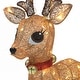 Puleo International Set of 3 Lighted Outdoor Wire Frame Deer - Bed Bath ...
