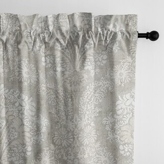Ophelia Stone Pole Top Drapery Panel - Pair - N/A - Bed Bath & Beyond ...
